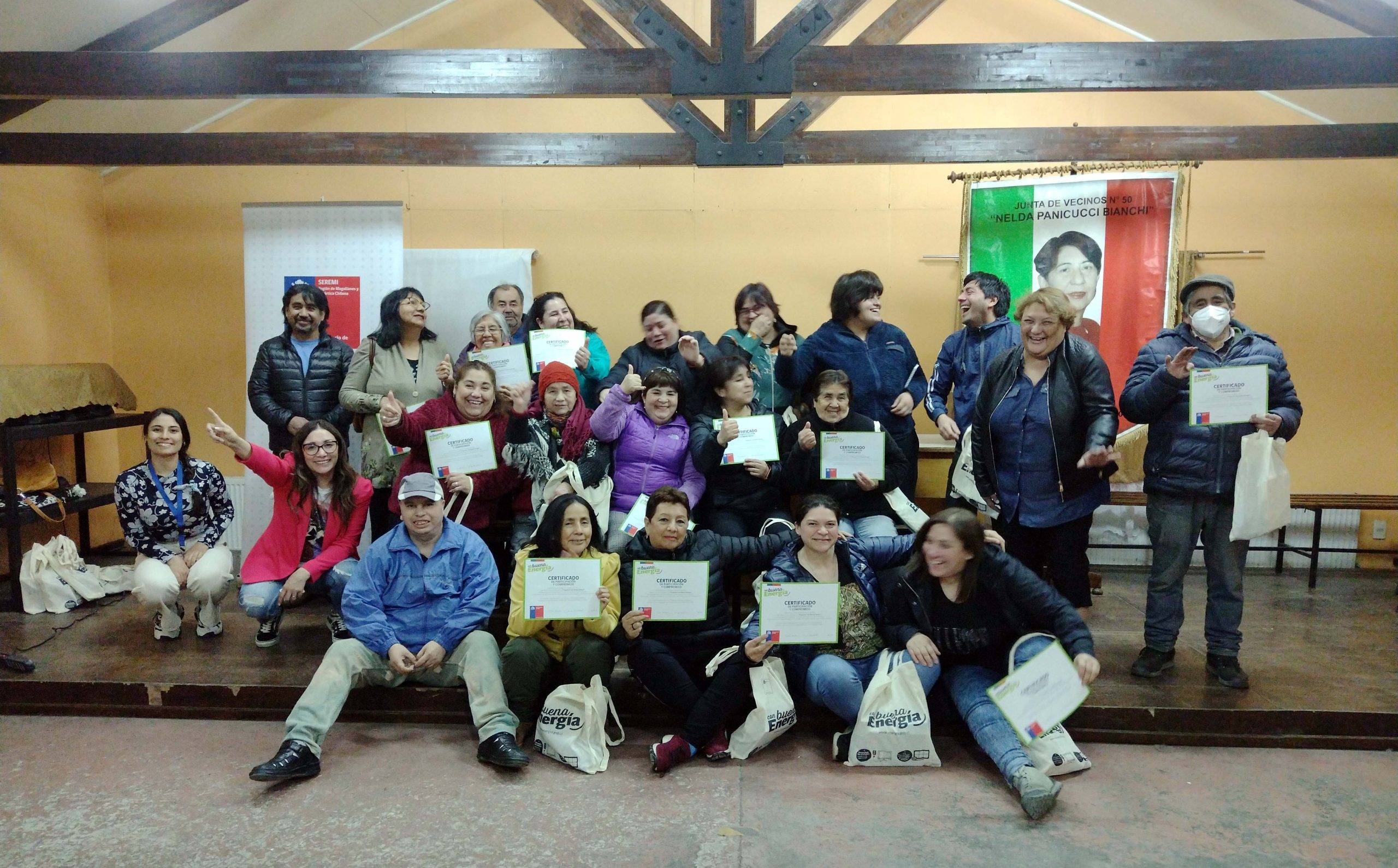 Programa Con Buena Energía capacitó a familias de la Junta de Vecinos ...